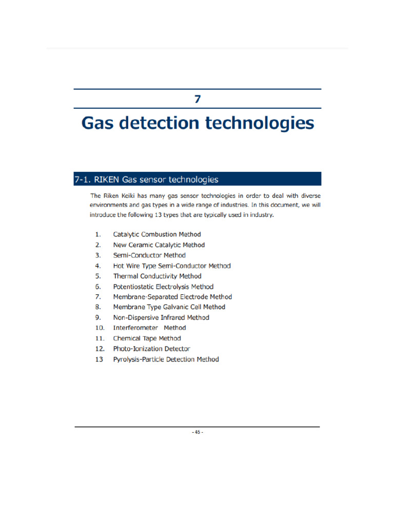 Gas Detector Technologies Pdf