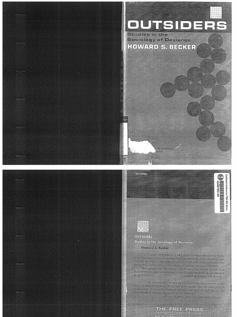 Becker's Outsiders: Deviance Explained | PDF | Deviance (Sociology ...
