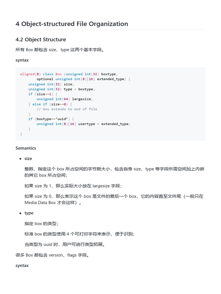 Fragment mp4 Box | PDF