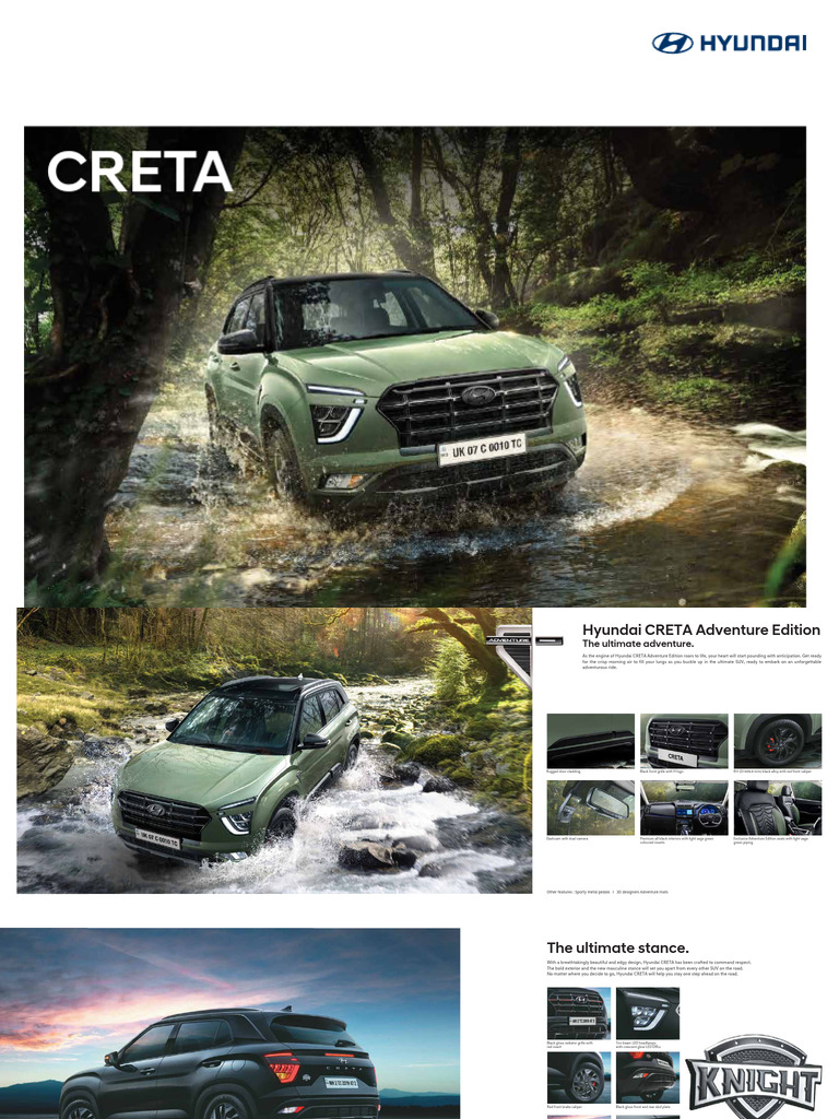 Creta Brochure | PDF | Wheeled Vehicles | Manufactured Goods