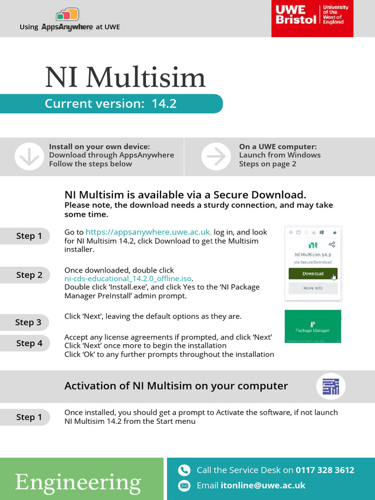 Its Software NI Multisim v3 | PDF | Installation (Computer Programs) | Computing Platforms