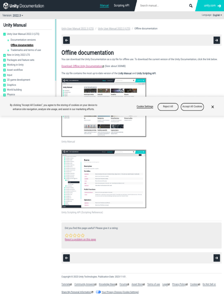 Unity - Manual - Offline Documentation | PDF | Http Cookie ... Unity - Manual - Offline Documentation | PDF | Http Cookie ...