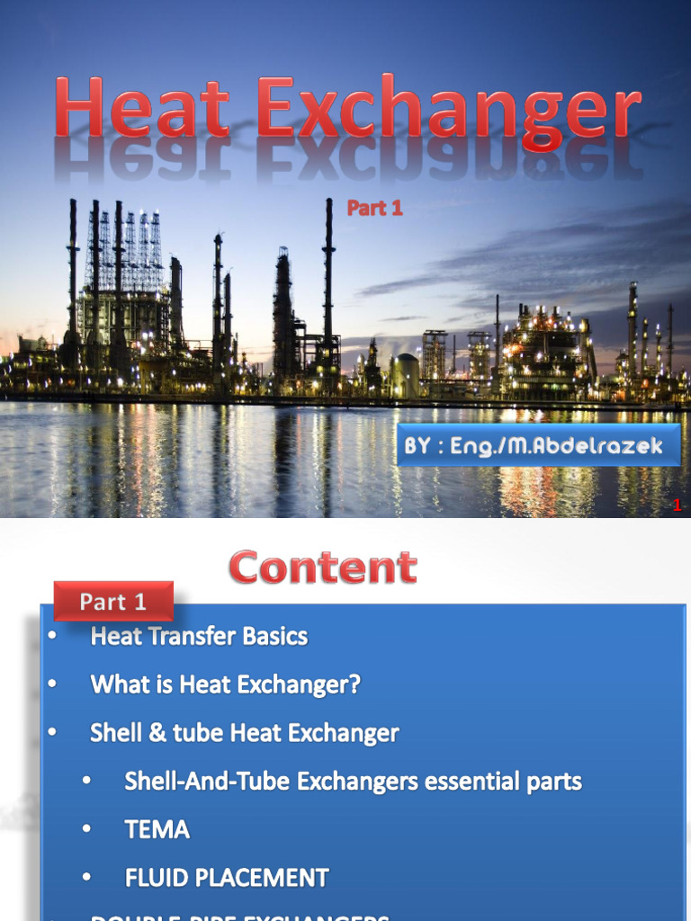 Part 1 What is HeatExchanger | PDF | Heat Exchanger | Heat Transfer