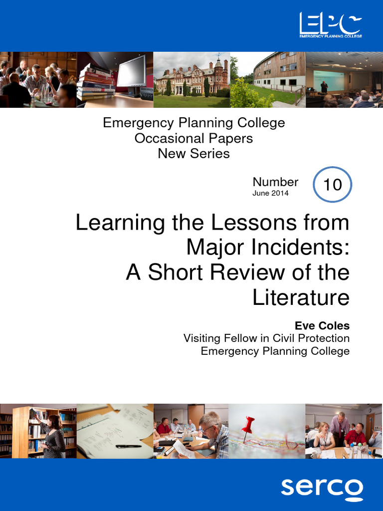 Lessons Learned from Major Incidents | PDF | Metacognition ...