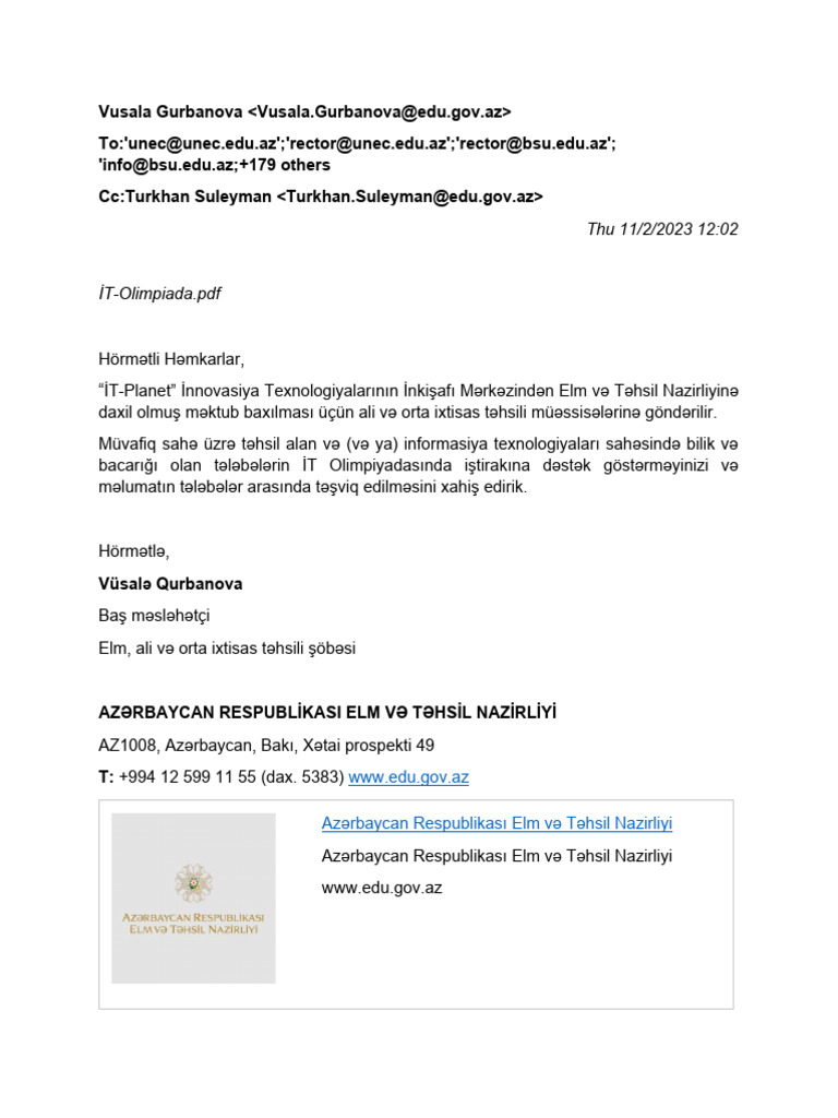 Vusala Gurbanova | PDF