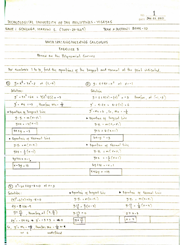 Review Of Polynomial Curves Pdf
