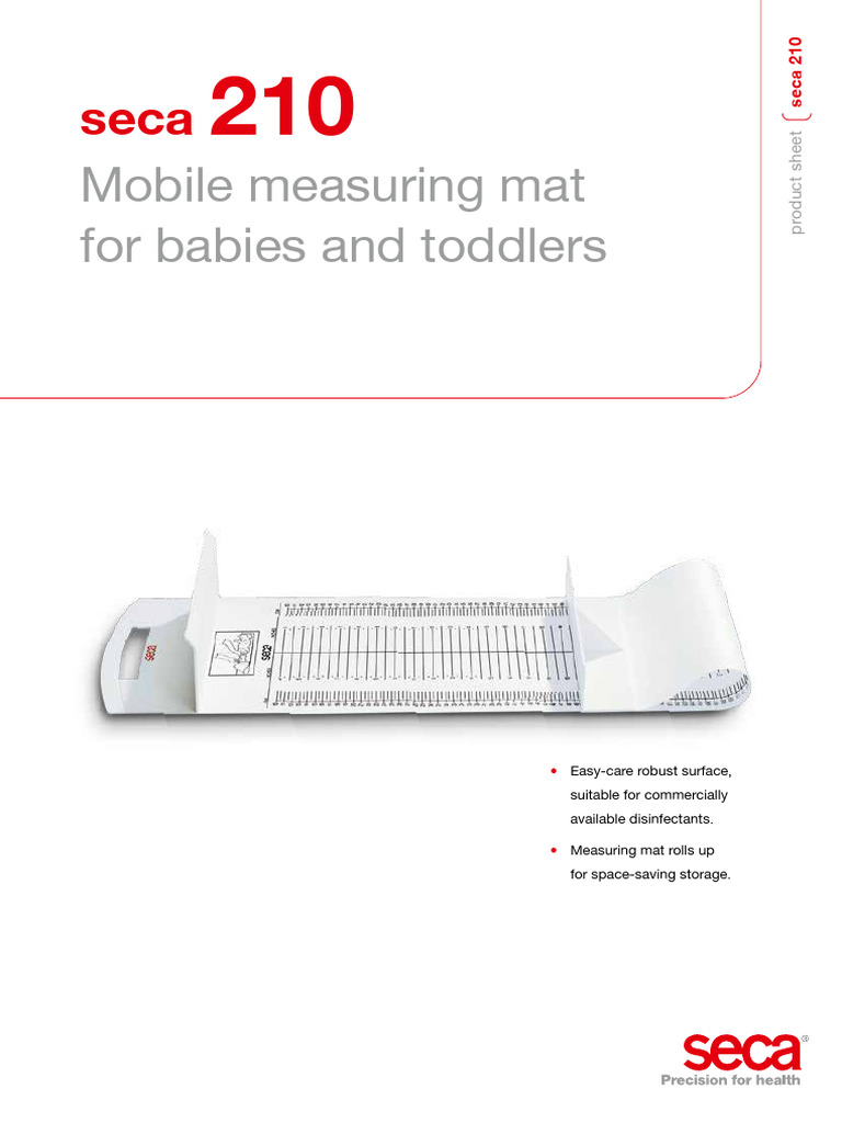 Seca 210 Measuring Mat Brochure | PDF | Equipment
