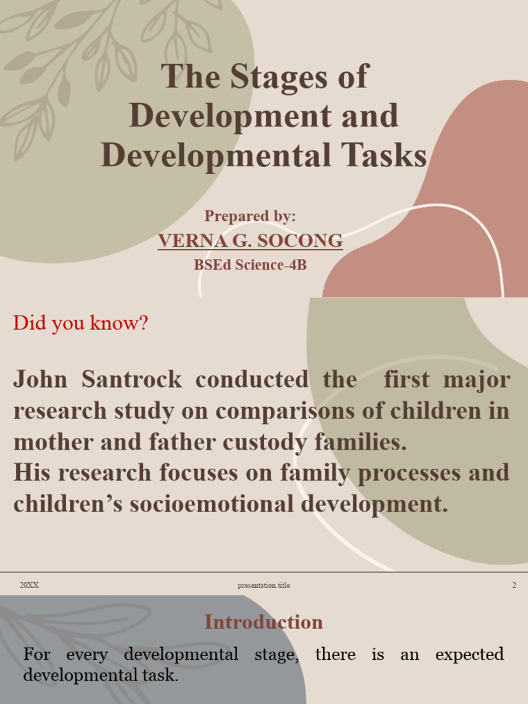 The-Stages-of-Development-and-Developmental-Tasks-Report-in ...