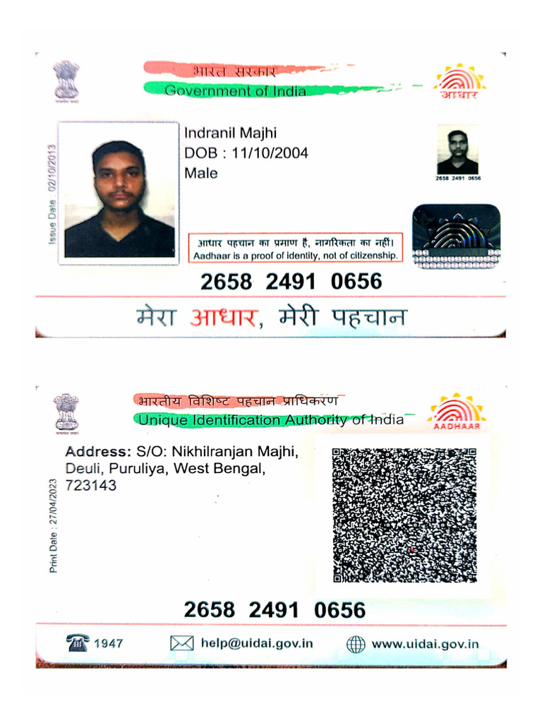 AADHAAR | PDF