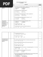 Algebra 2 Unit 1 Review | PDF | Elementary Mathematics | Abstract Algebra