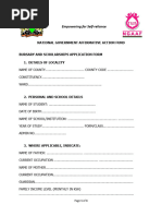 Nakuru County Bursary Application 2025-26 | PDF | Identity Document