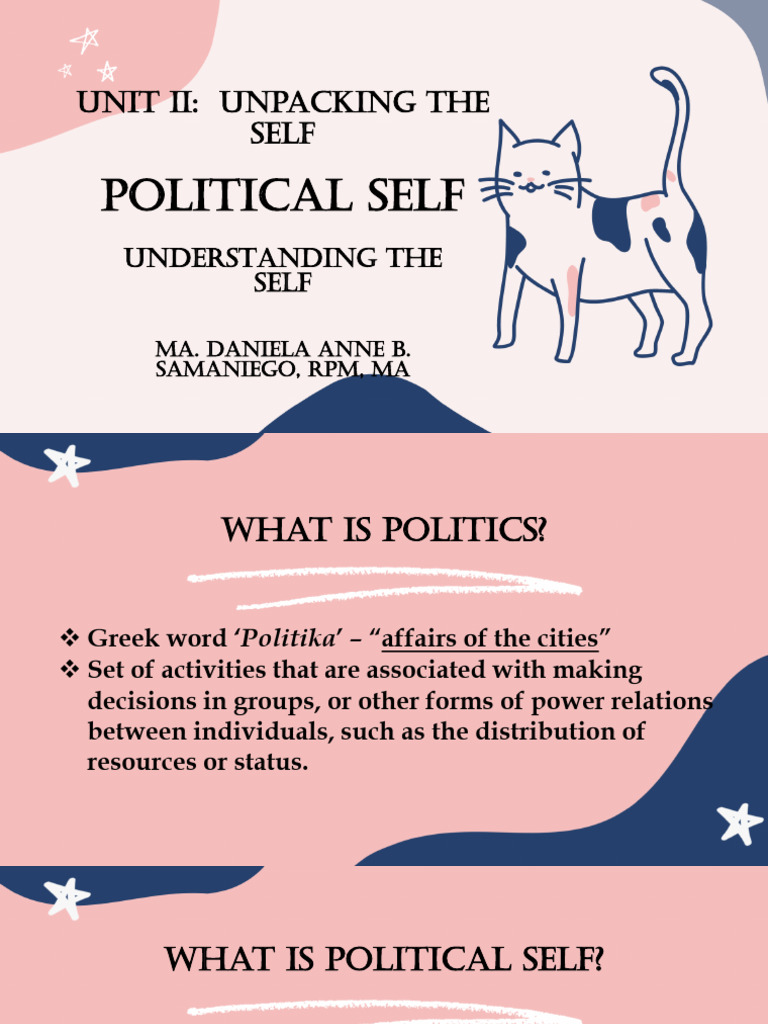 Unit 2 - L10. Political Self | PDF | Self | Identity (Social Science)