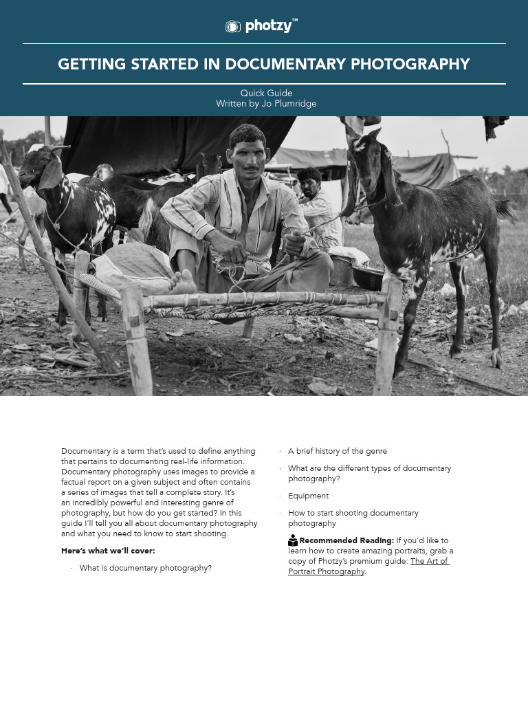 Beginner's Guide to Documentary Photography | PDF | Camera | Camera Lens
