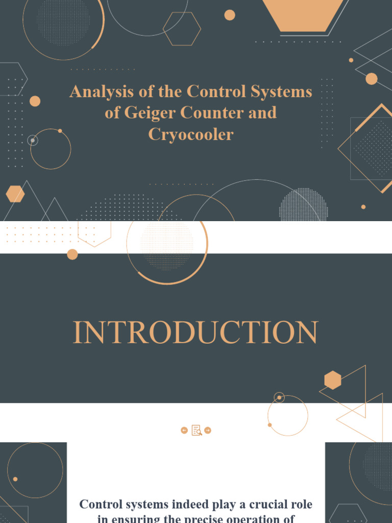 Geiger Counters and Cryocoolers | PDF | Sensor | Control Theory