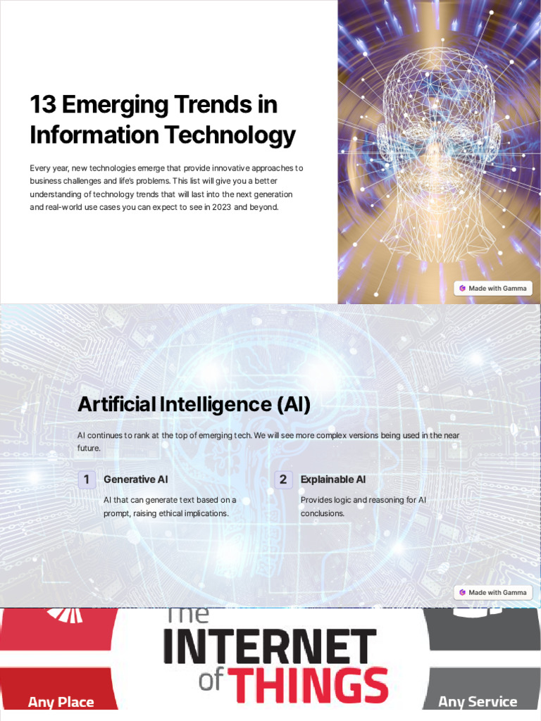 Emerging IT Trends for 2023 and Beyond | PDF | Internet Of Things ...