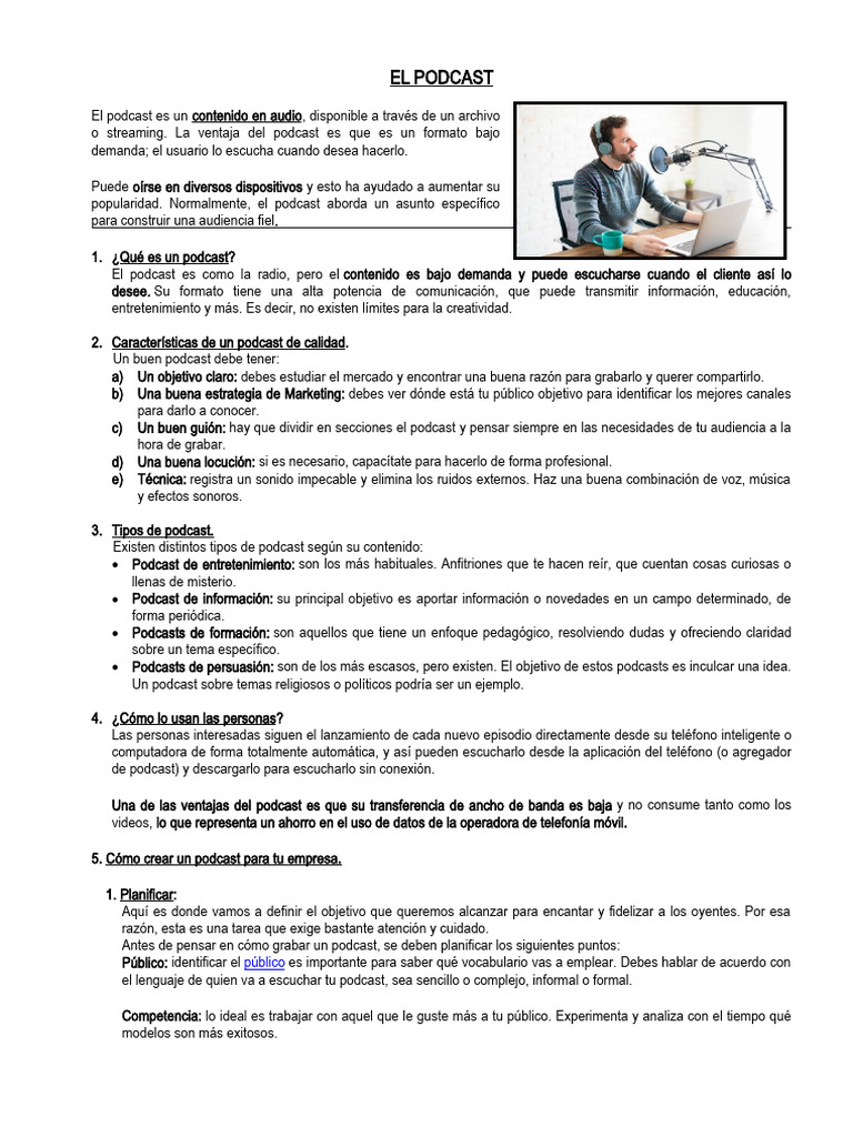 El Podcast Pdf Podcast