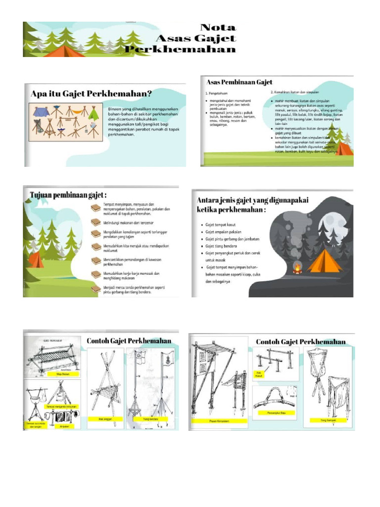 Nota Asas Perkhemahan | PDF