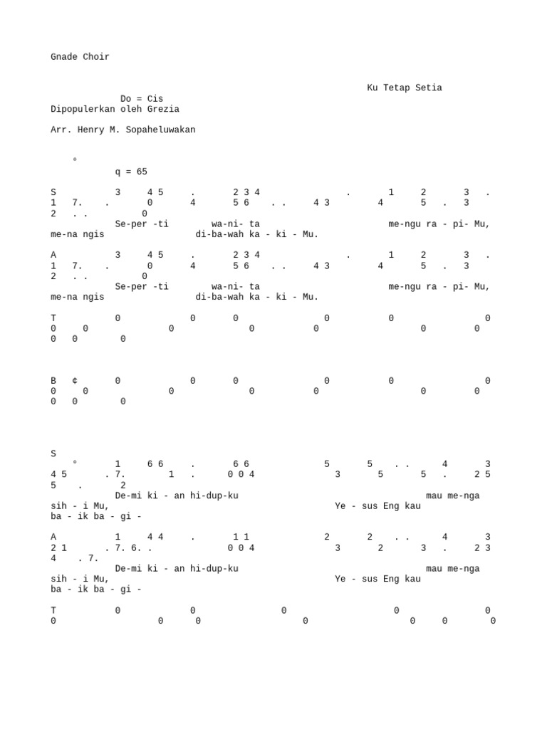 Ku Tetap Setia Pdf Pdf