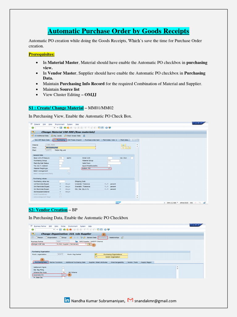 Auto - Po Creation by GR | Download Free PDF | Computing | Information Technology