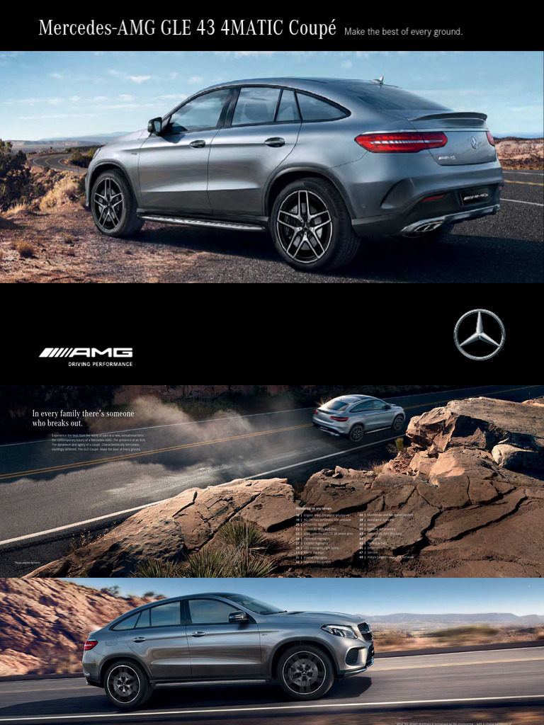 Mercedes-Benz GLE 43 4MATIC Coupe | PDF | Headlamp | Transportation ...