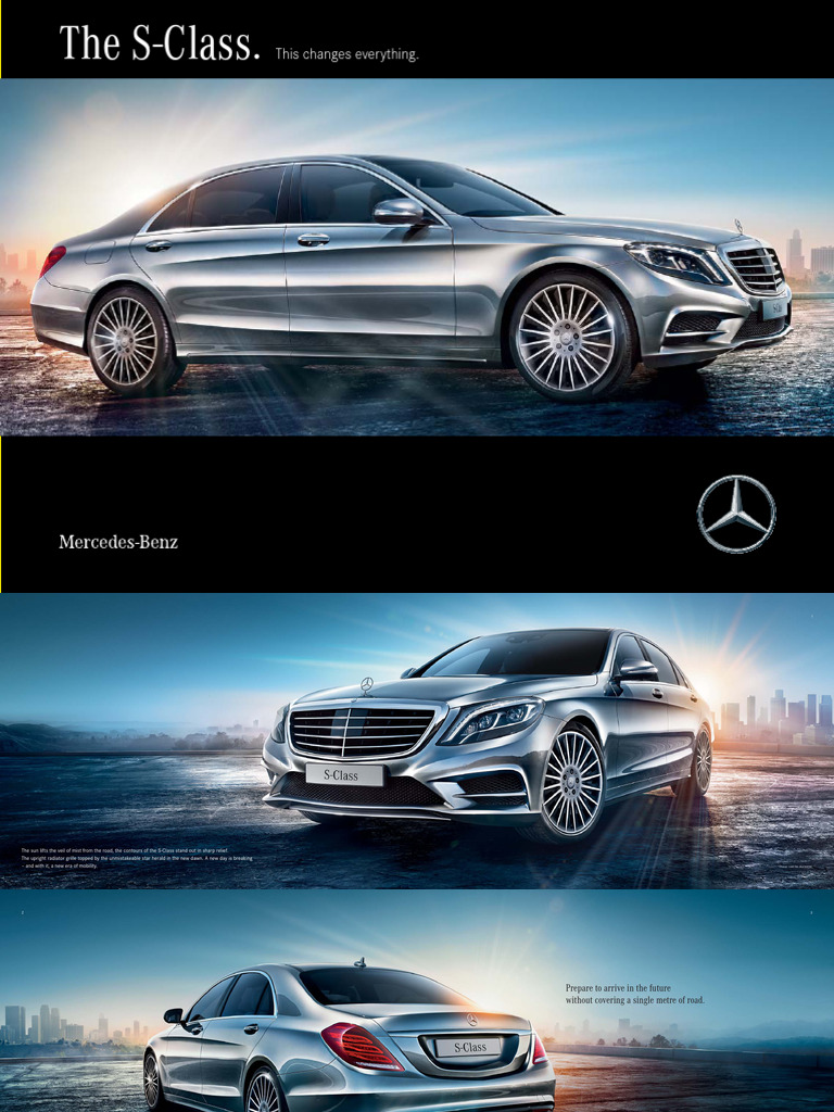 Mercedes-Benz The S-Class | PDF | Headlamp | Traffic Collision