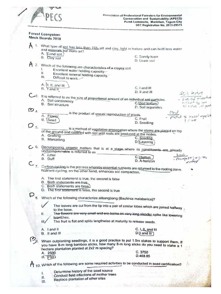 2018 Forest Ecosystem APECS | PDF