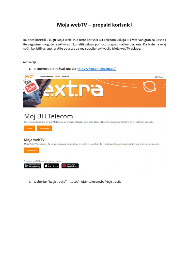 Webtv Aktivacija 012018 - Prepaid | PDF | Business | Computers