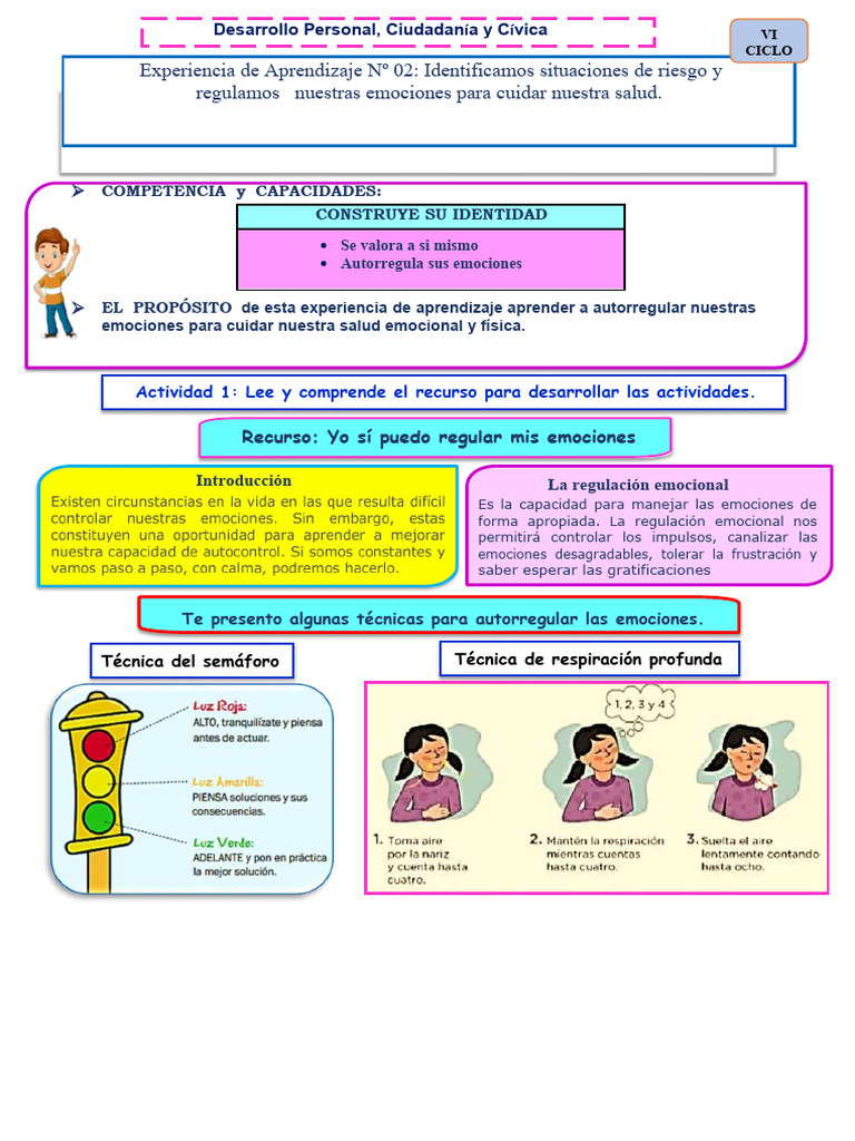 Autorregulacion de Las Emociones | PDF | Las emociones ...
