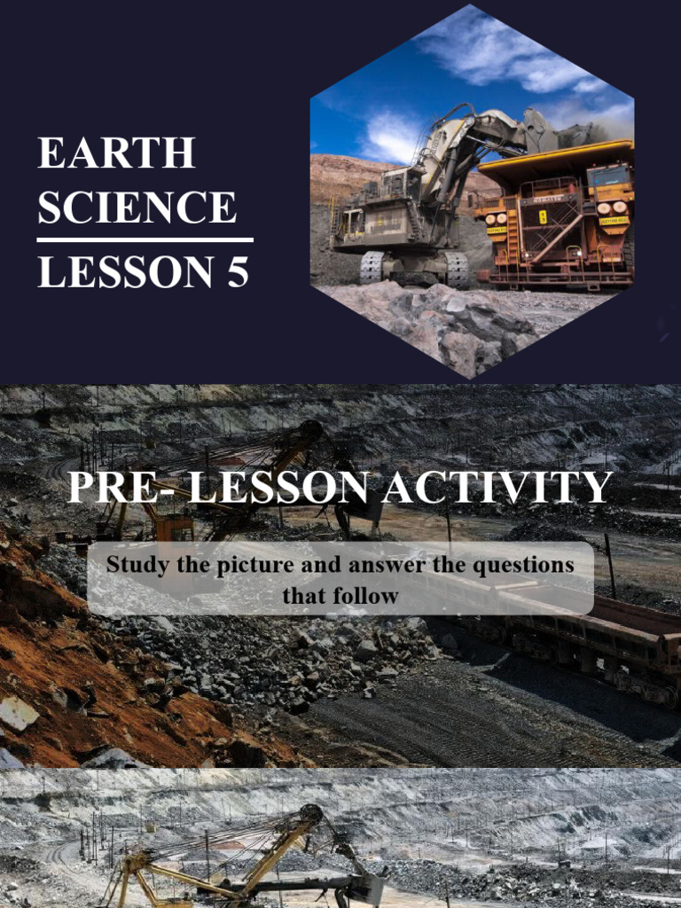 Earth Science PPT 5 | PDF | Mining | Ore