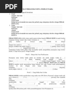 Contoh Surat Perjanjian Sewa Ruko | PDF