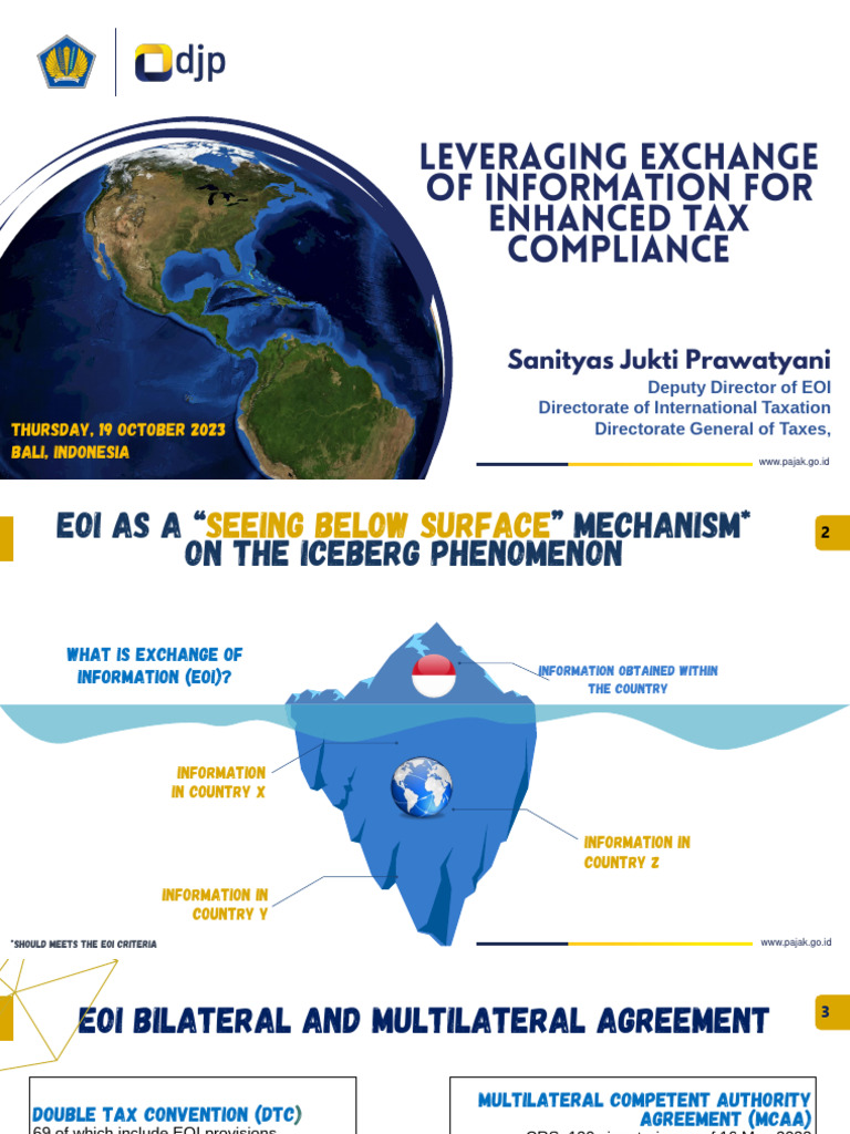 DGT Presentation - Leveraging EOI For Enhanced Tax Compliance | PDF ...