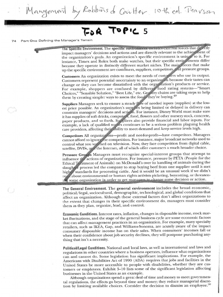 Topic 5 Supplement-Environment | PDF