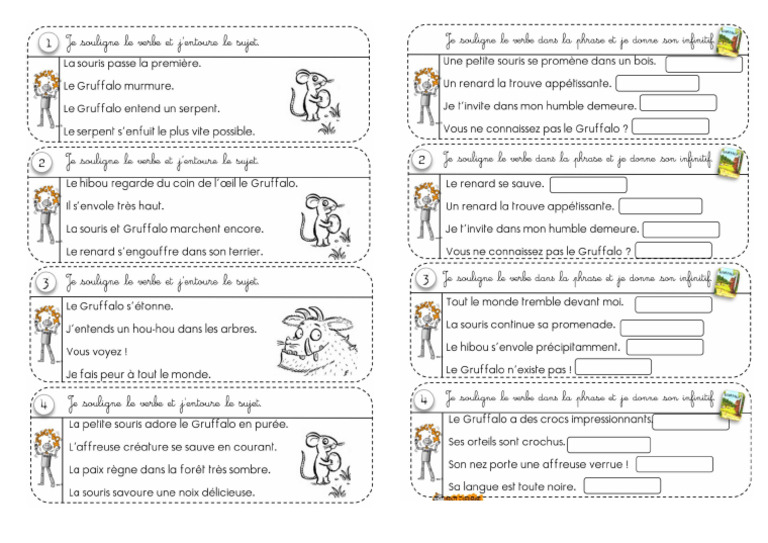 Verbe Sujet Infinitif | PDF