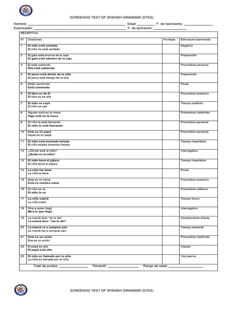 STSG | PDF | Pronombre | Mecánica del lenguaje