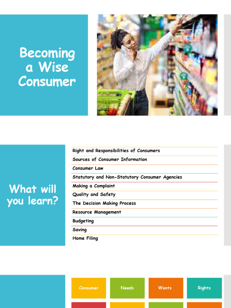 Becoming A Wise Consumer 2 | Download Free PDF | Advertising | Sales