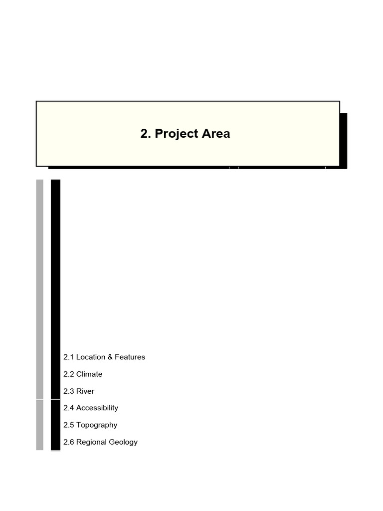 Project Area (Final) | PDF | Precipitation | Earth Sciences