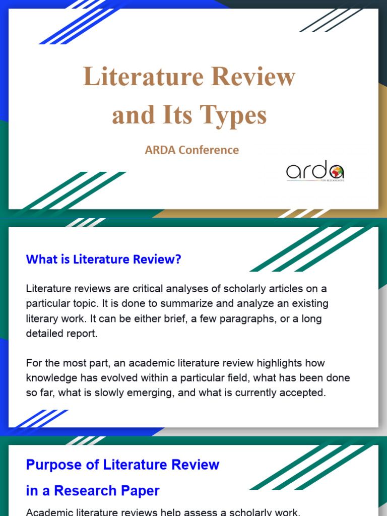 Literature Review and Its Types | PDF