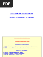 Clasificación TASC en Investigación de Accidentes | PDF | Factores ...