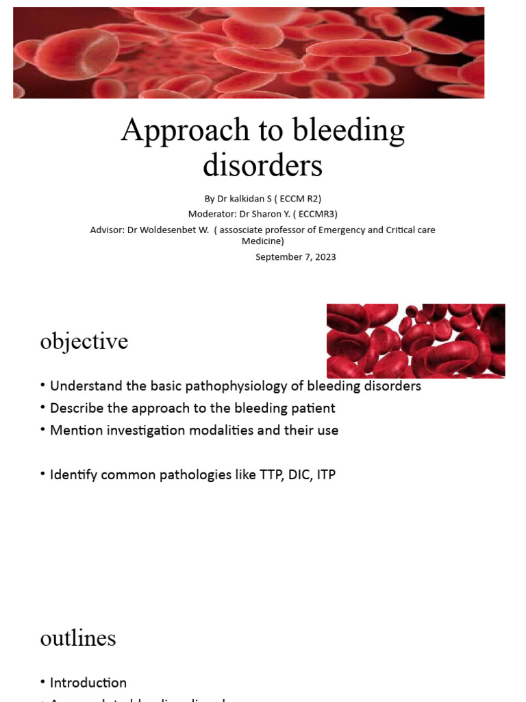 Bleeding Disorders Final | PDF | Coagulation | Bleeding
