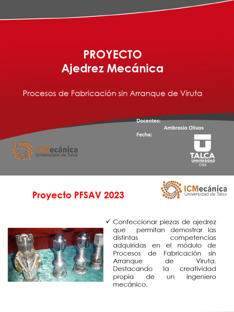 PFCAV Proyecto Ajedrez 2023-2 | PDF