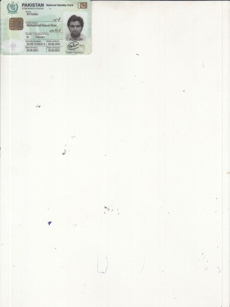 Ali Haider's Documents | PDF