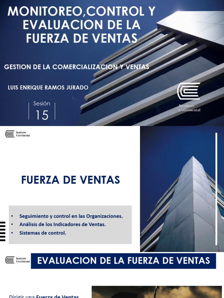 15 Monitoreo Control y Evaluacion de La FFVV | PDF | Business | Ventas