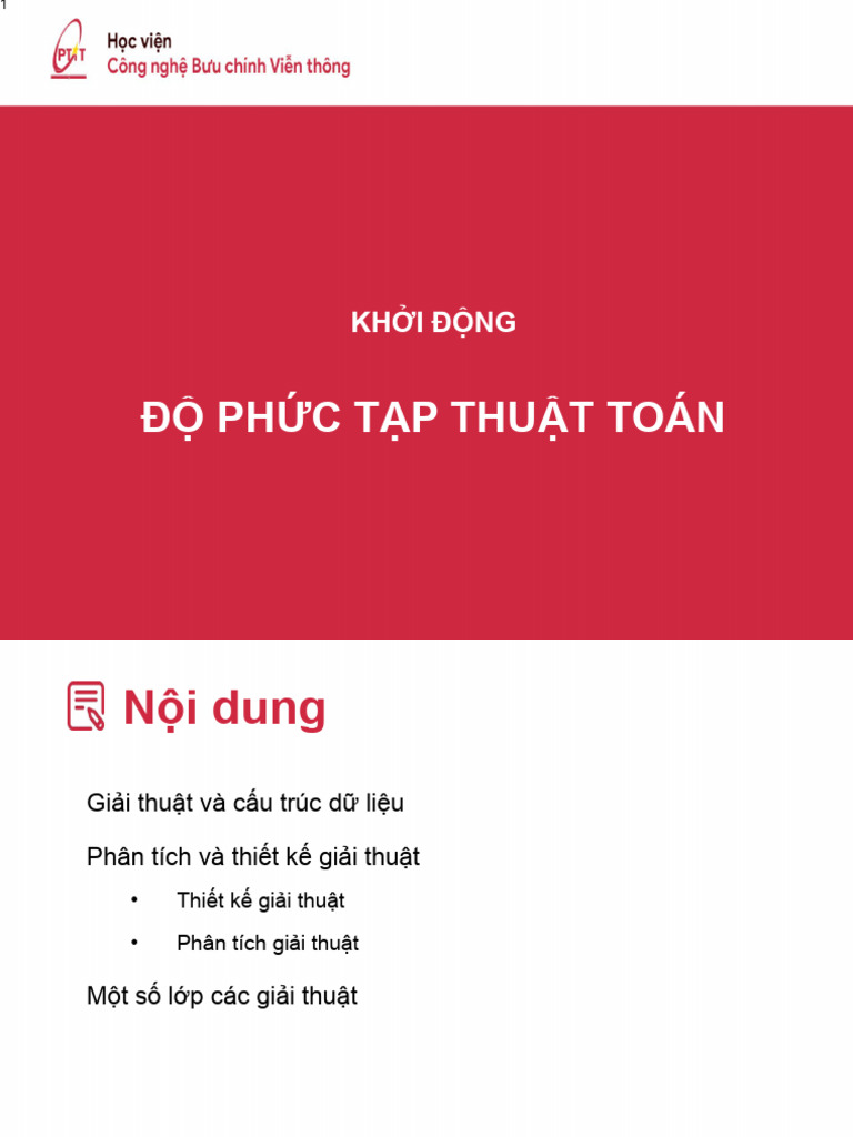 0 - Do Phuc Tap Thuat Toan | PDF
