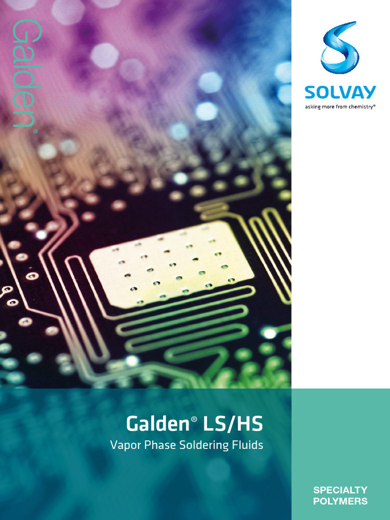 Galden LS HS Vapor Phase Soldering Fluids - EN 220537 | PDF | Soldering | Lead