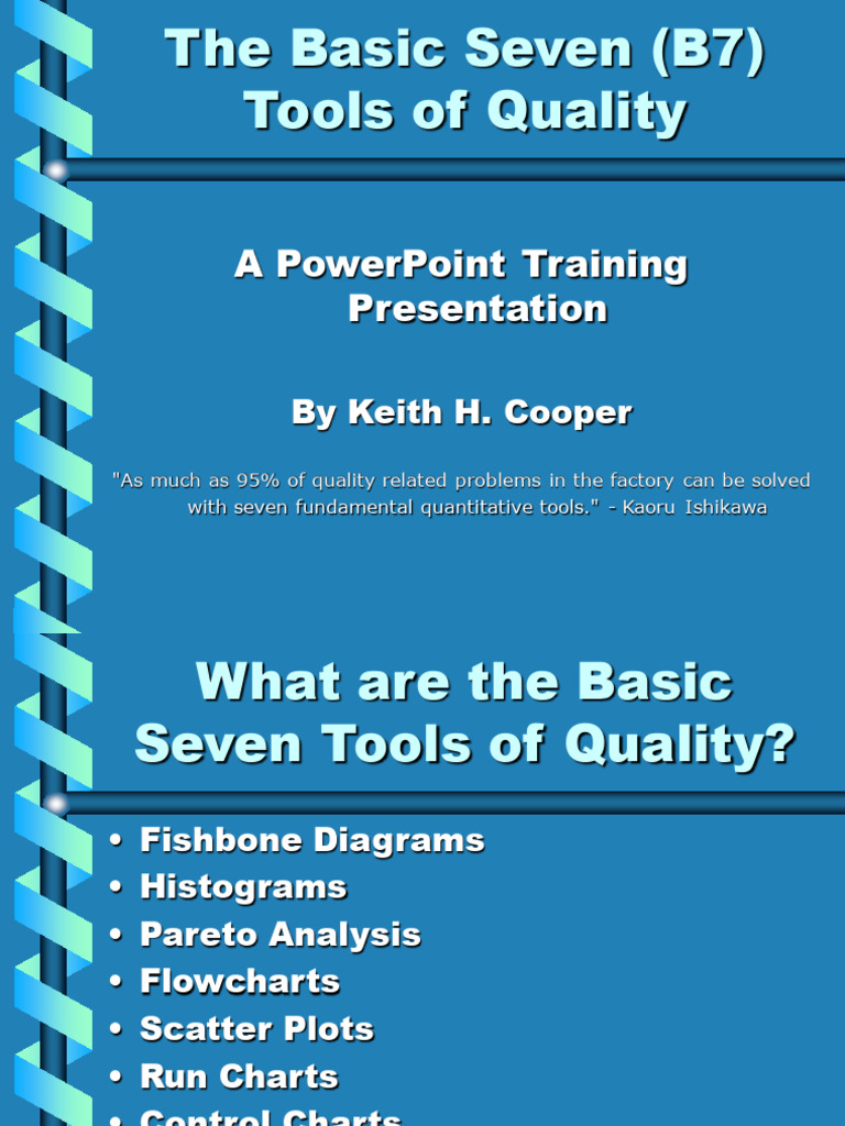 7 QC Tools Presentation | Download Free PDF | Histogram | Scatter Plot