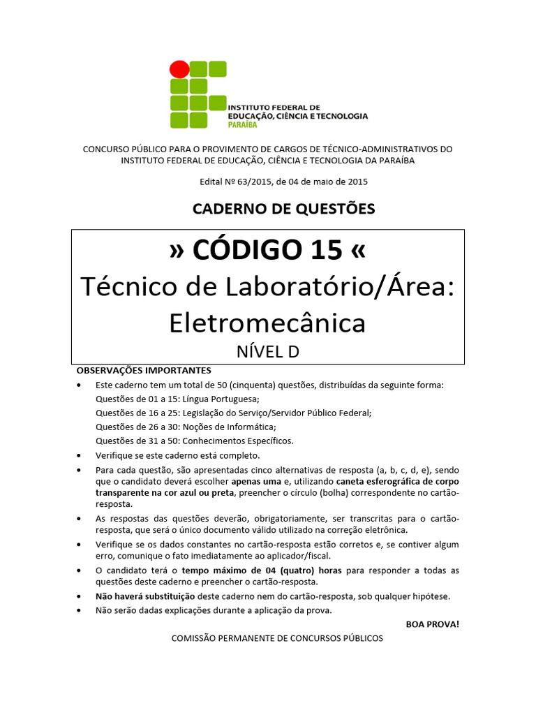 COD 15 - Caderno Completo - OK | PDF | Linux | Microsoft Windows