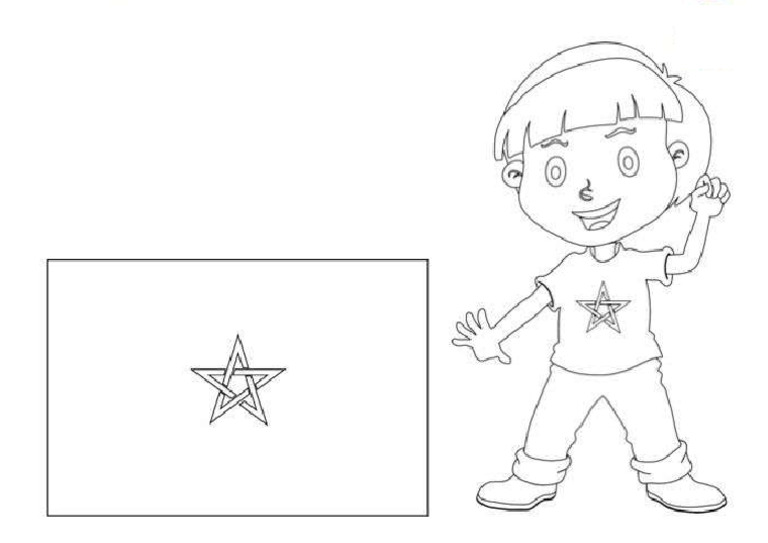 Morocco Coloring Page | PDF