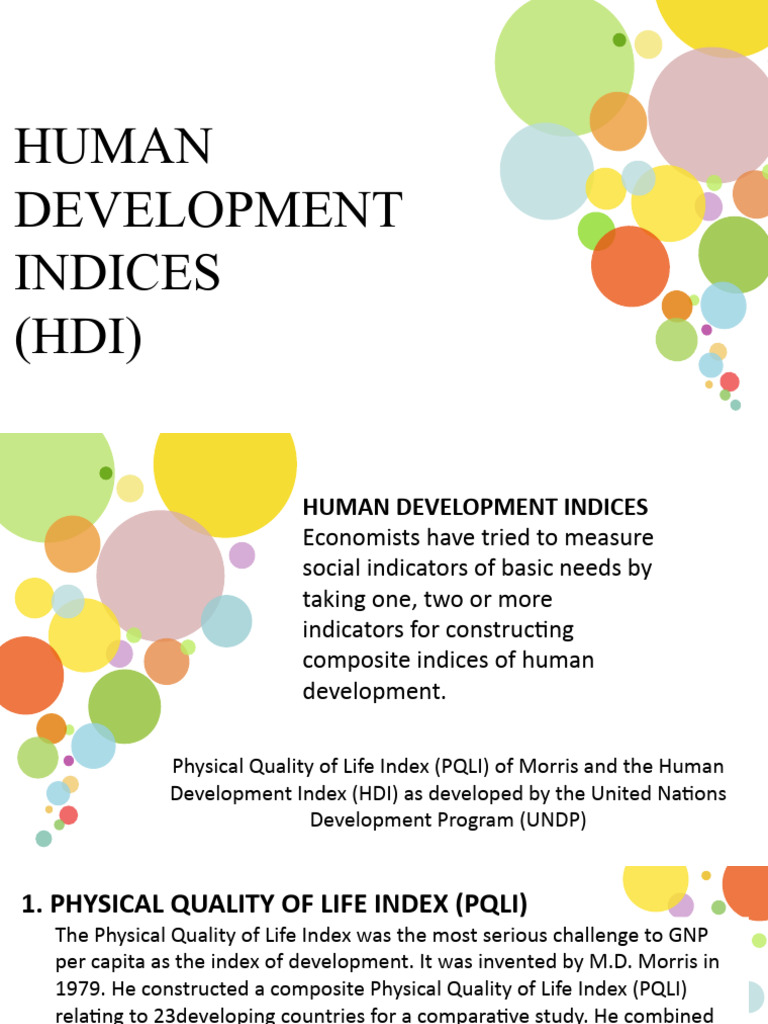 Economic Development | PDF | Human Development Index | Quality Of Life