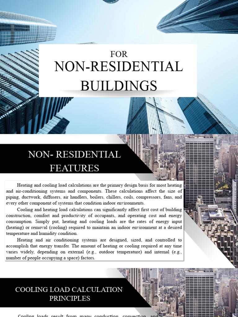 Non Residential Building Requirements | PDF | Air Conditioning | Heat ...