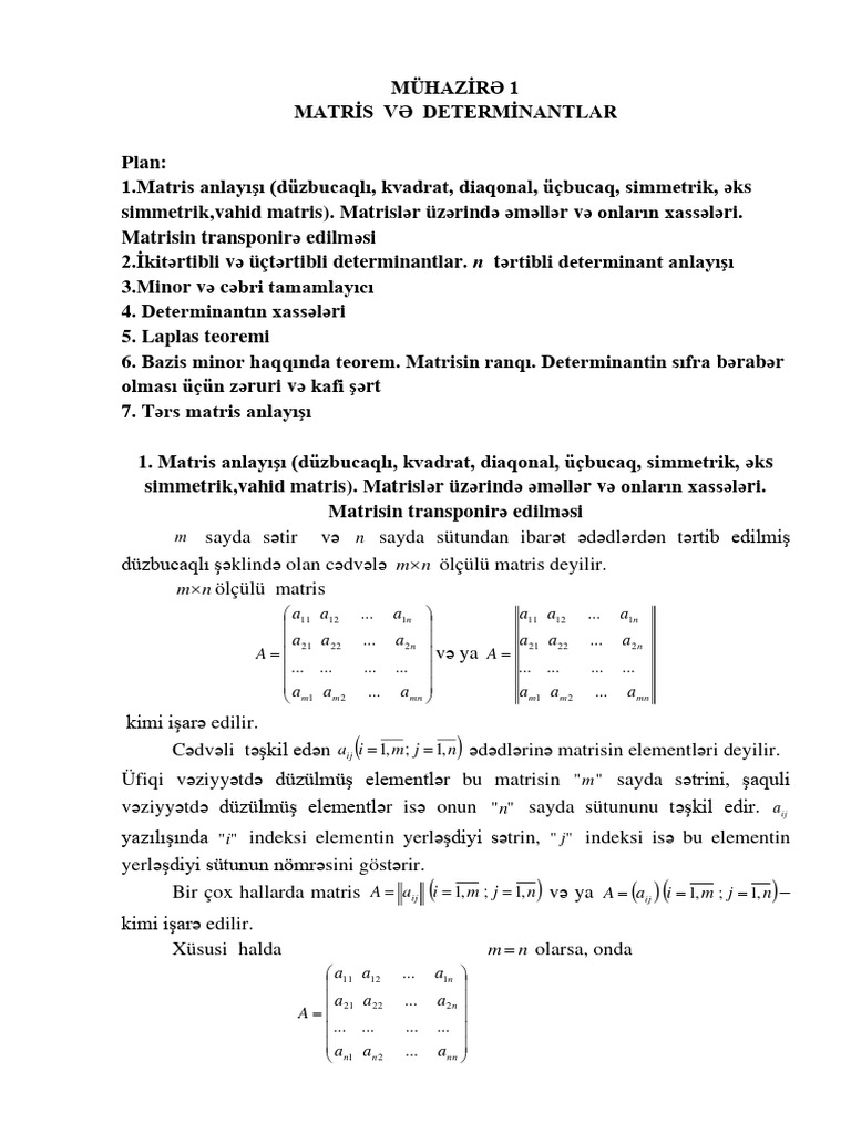 Matris | PDF